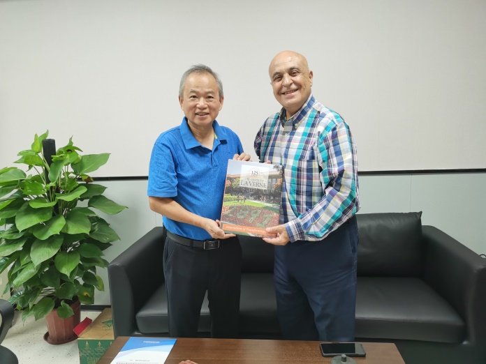 校领导会见美国来访名师Issam A. Ghazzawi教授_华立要闻_校园新闻_广州华立学院
